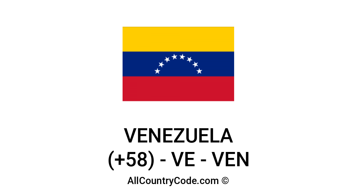 Venezuela 58 VE Country Code VEN All Country Code venezuela-58-ve-country-code-ven-all-country-code