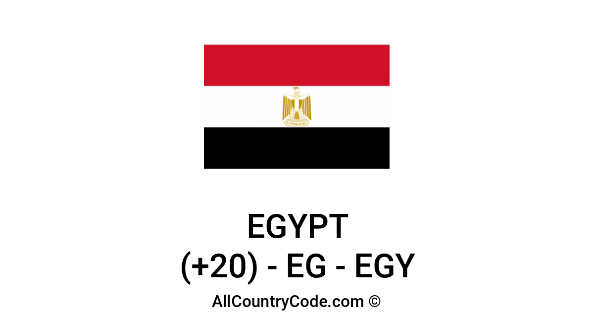 Egypt 20 EG Country Code EGY All Country Code egypt-20-eg-country-code-egy-all-country-code