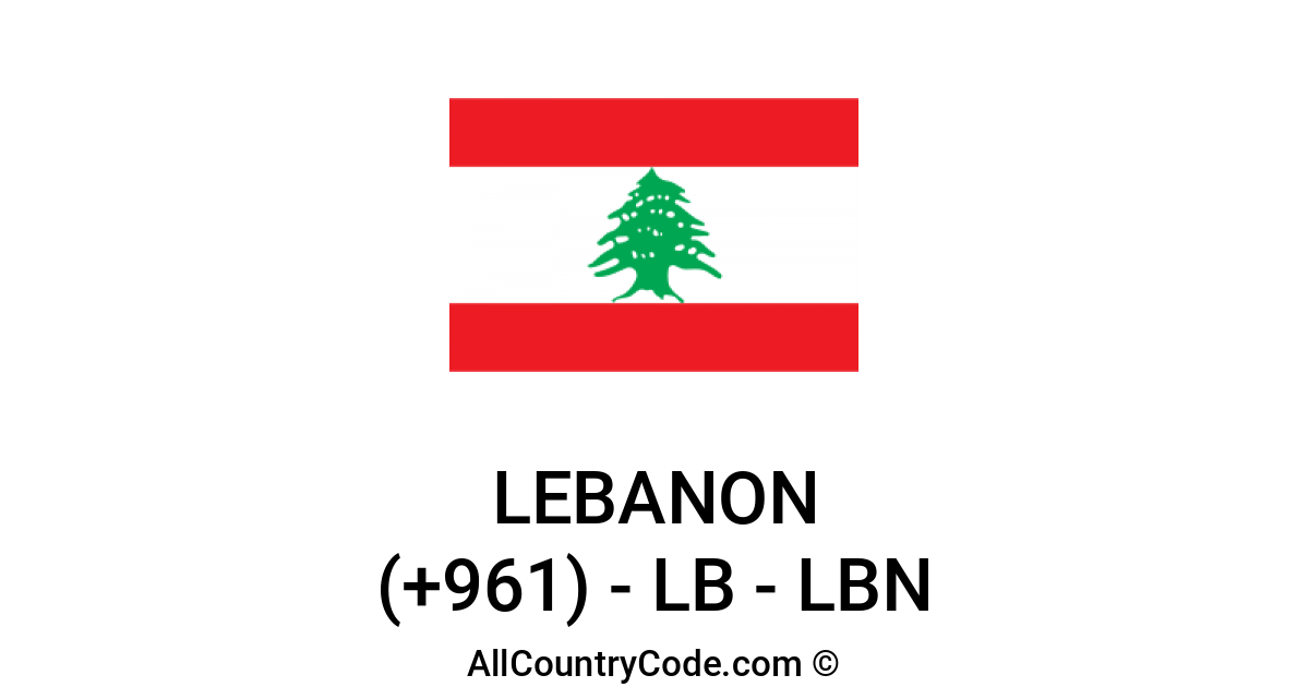 Lebanon 961 LB Country Code LBN All Country Code lebanon-961-lb-country-code-lbn-all-country-code