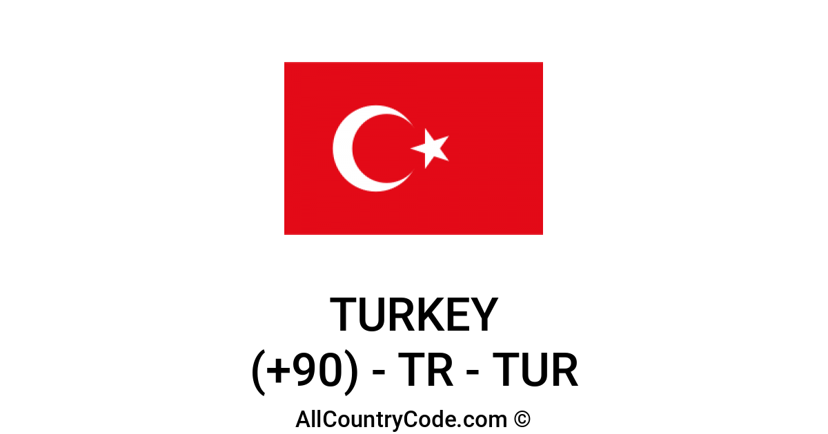 Turkey 90 TR Country Code TUR All Country Code turkey-90-tr-country-code-tur-all-country-code
